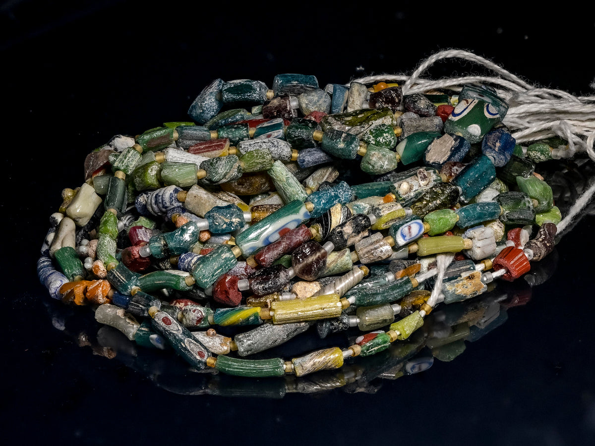 "Silk Road" Glass Bangle Beads – Venerable Bead Company